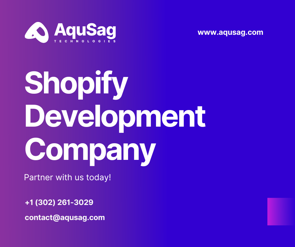 Shopify Development Services | Expert E-commerce Solutions | Aqusag